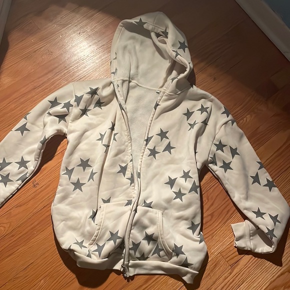 Jackets & Coats | Y2k Star Cybercore Cybery2k Zip Up Hoodie | Poshmark